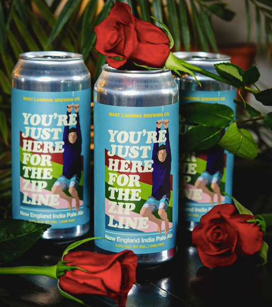 Mast Landing You're Just Here For The Zipline – Bier Cellar